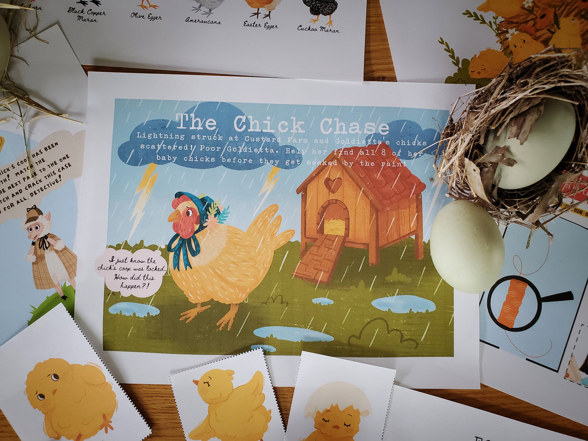 The Chick Chase - A Tiny Mysteries Mini! – Tiny Mysteries, Inc