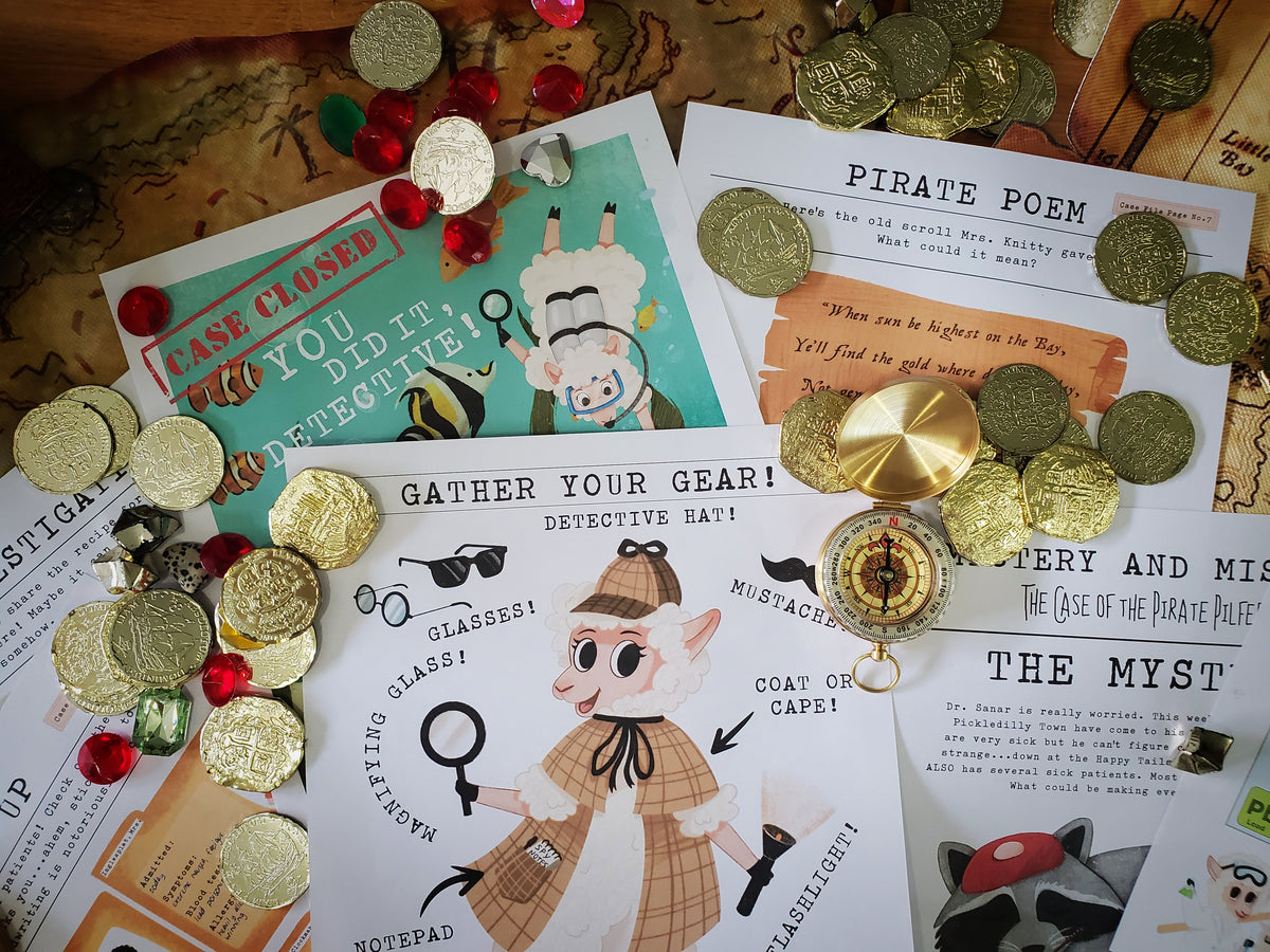 The Case of the Pirate Pilferer | Printable Pirate Detective Mystery f ...