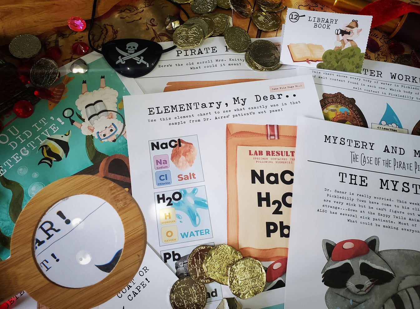 The Case of the Pirate Pilferer | Printable Pirate Detective Mystery f ...