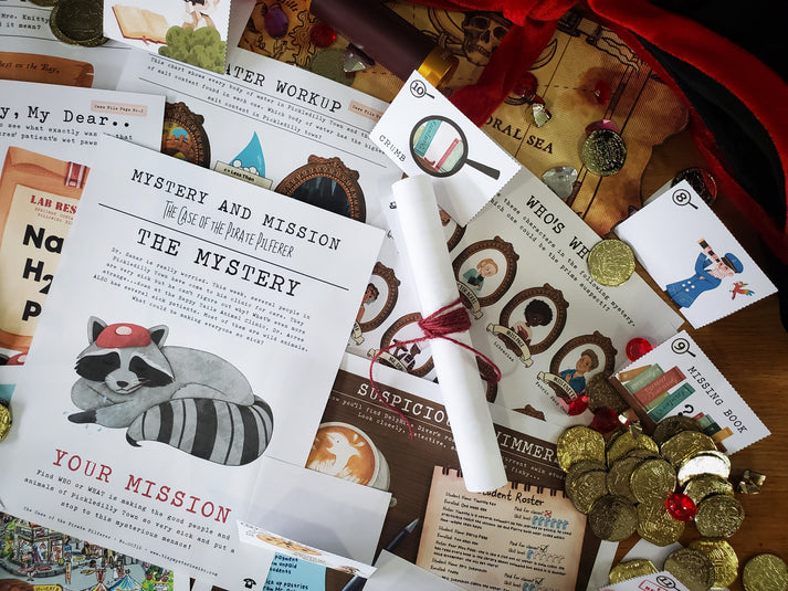 The Case of the Pirate Pilferer | Printable Pirate Detective Mystery f ...