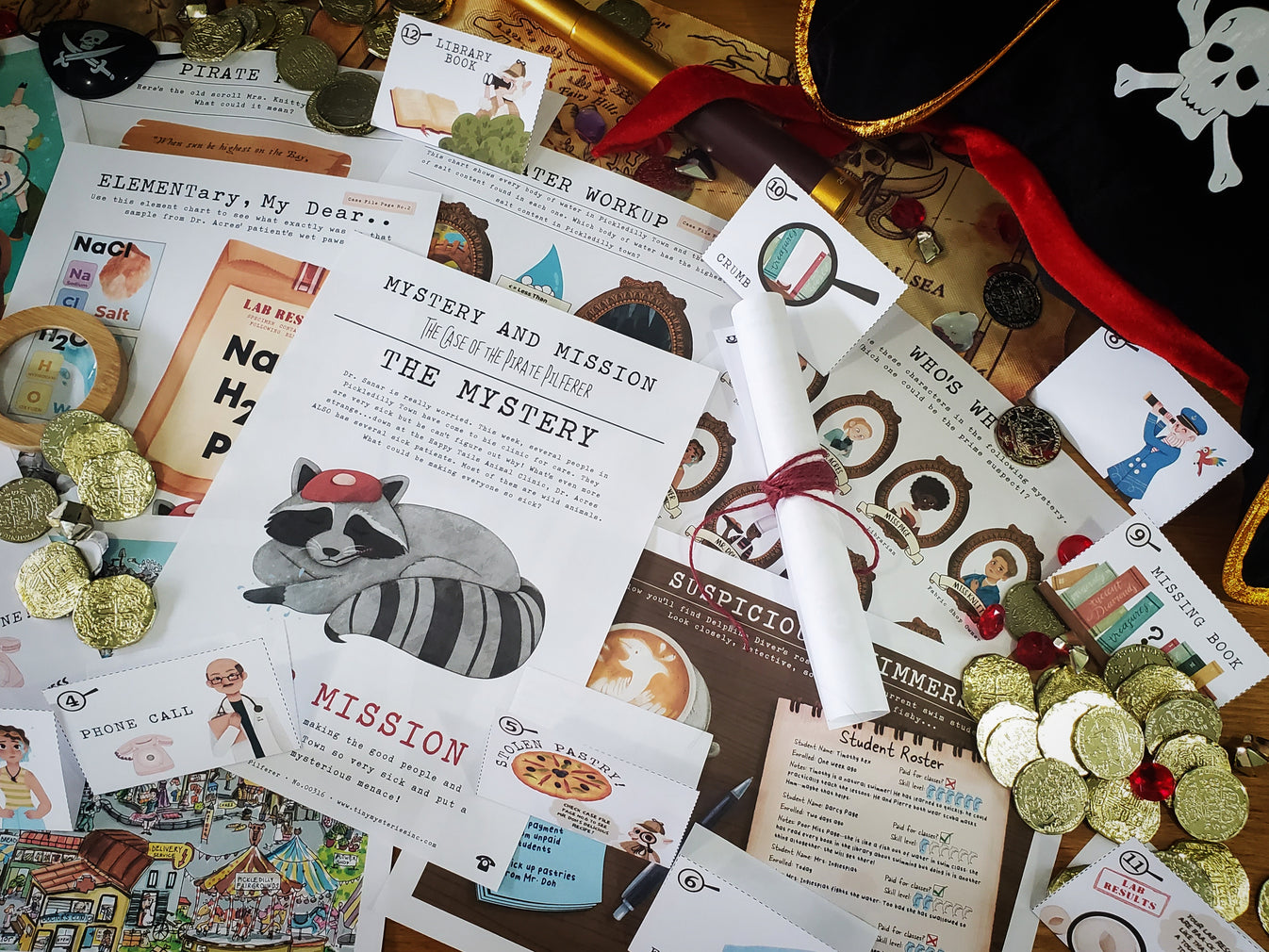 The Case of the Pirate Pilferer | Printable Pirate Detective Mystery f ...