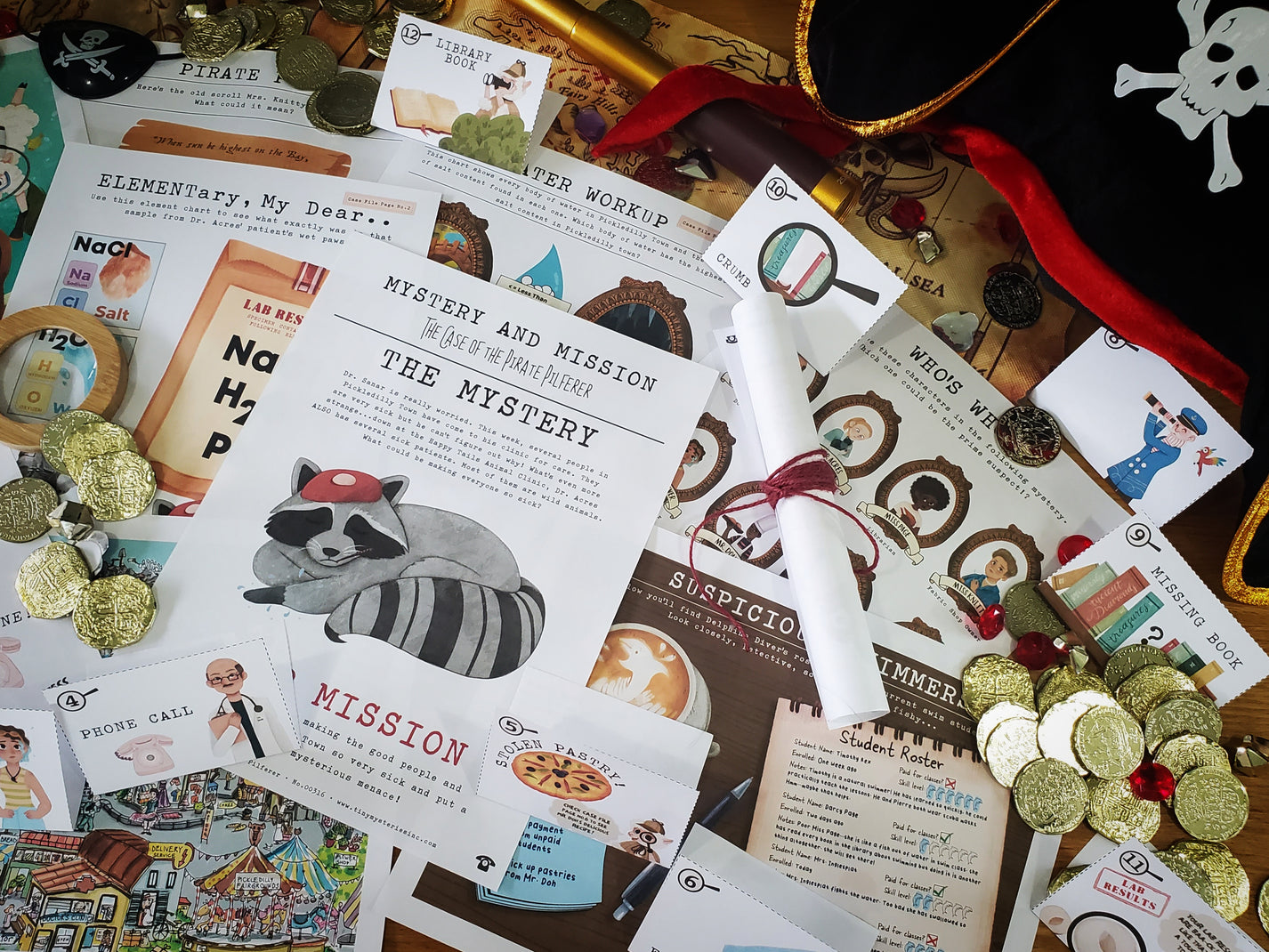 The Case of the Pirate Pilferer | Printable Pirate Detective Mystery f ...