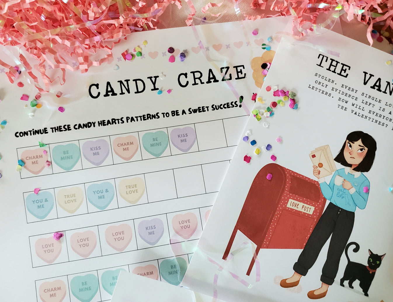 The Vanishing Valentines | Printable Detective Mystery Game for Spy Ki ...