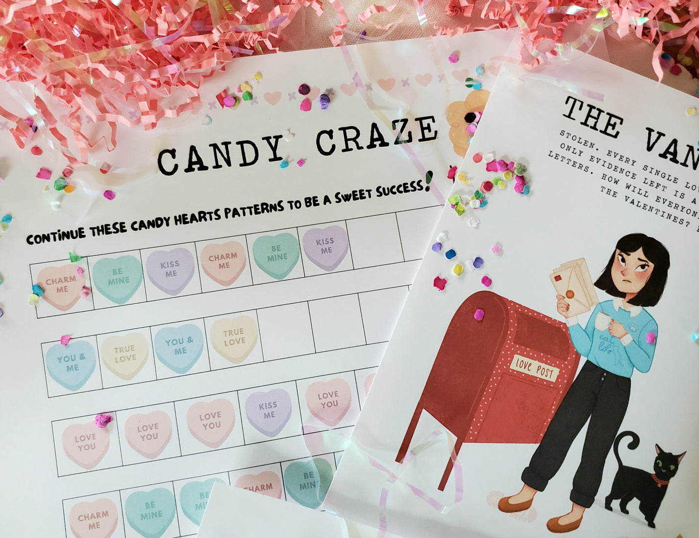 The Vanishing Valentines | Printable Detective Mystery Game for Spy Ki ...