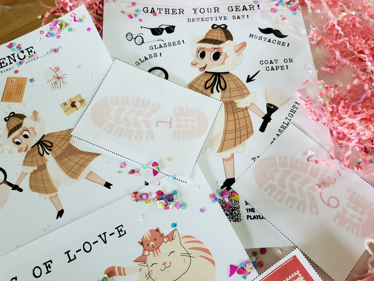 The Vanishing Valentines | Printable Detective Mystery Game for Spy Ki ...