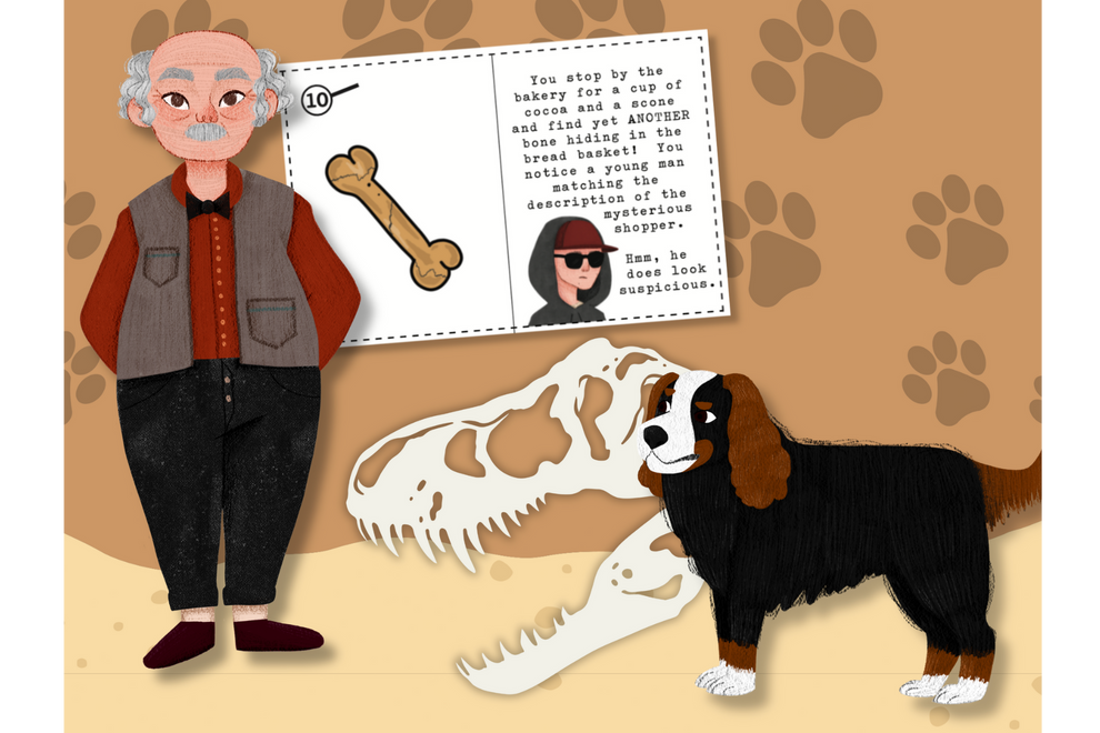 The Case of the Bone Bandit | Printable Paleontology Detective Dinosaur ...