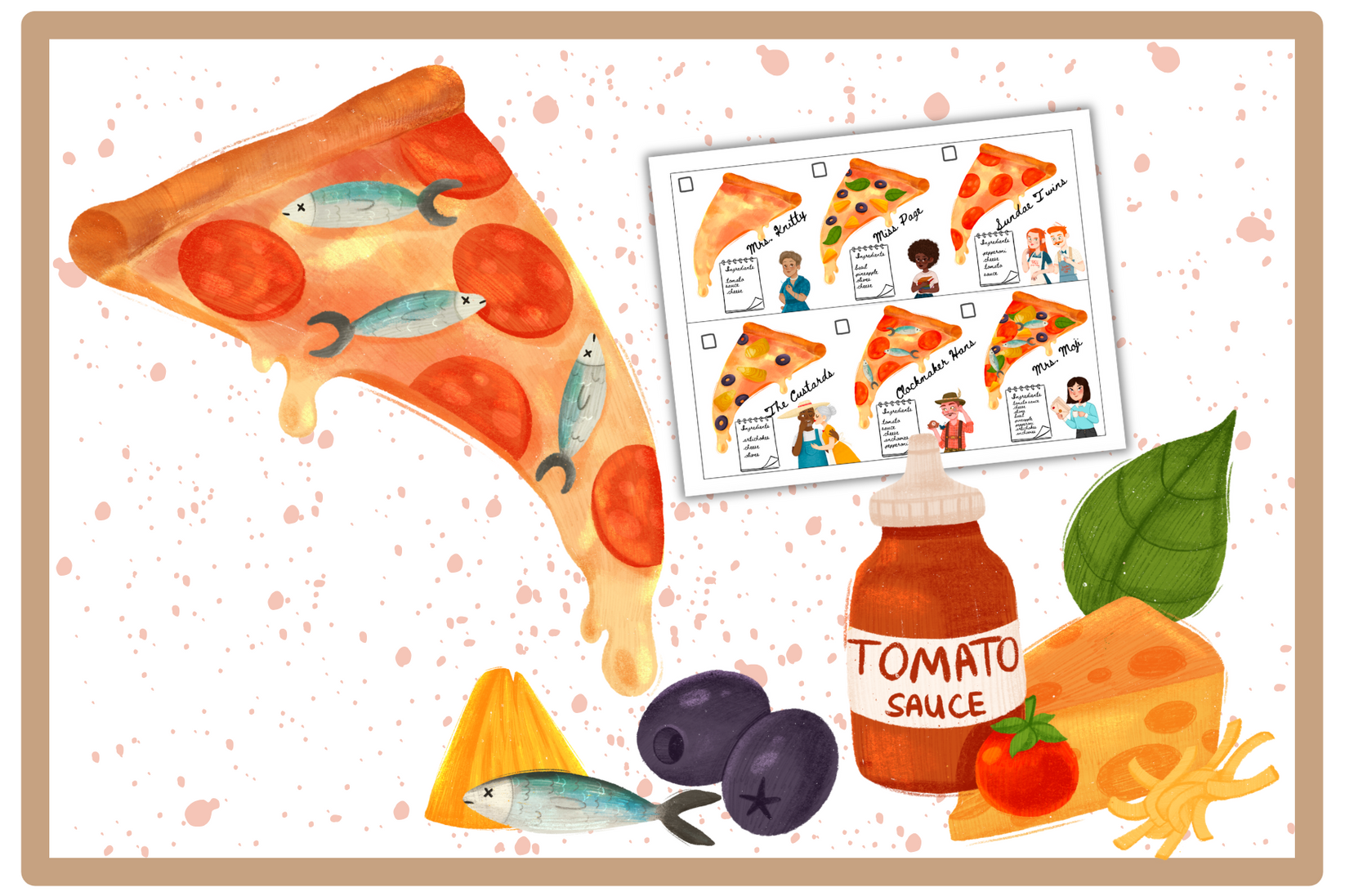 The Pizza Predicament | Printable Detective Game for Kids! – Tiny Mysteries